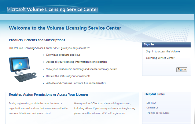 How to set up a VLSC account | TechSoup Canada